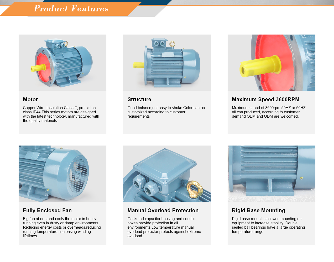 Wholesale B35 mounting IE2 high efficiency induction motor Suppliers ...