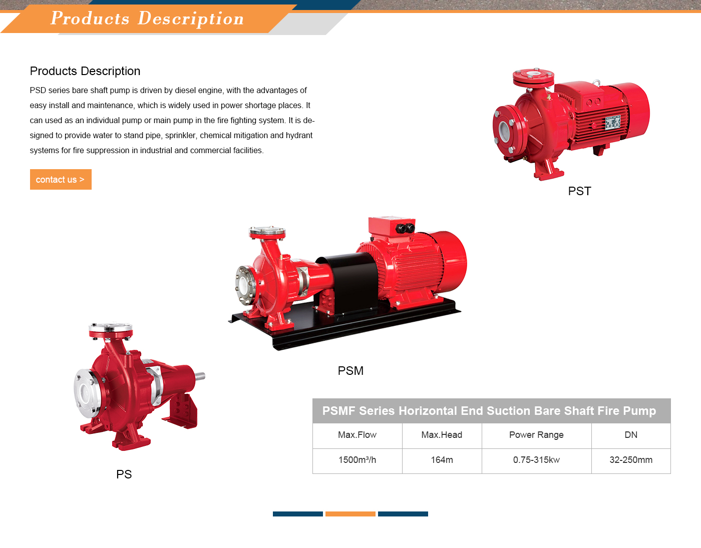 Wholesale End Suction Horizontal Centrifugal Fire Pump Suppliers ...