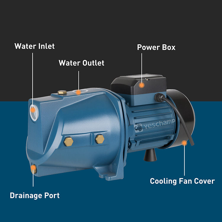 Electric Copper Wire Water Jet Pump for Domestic